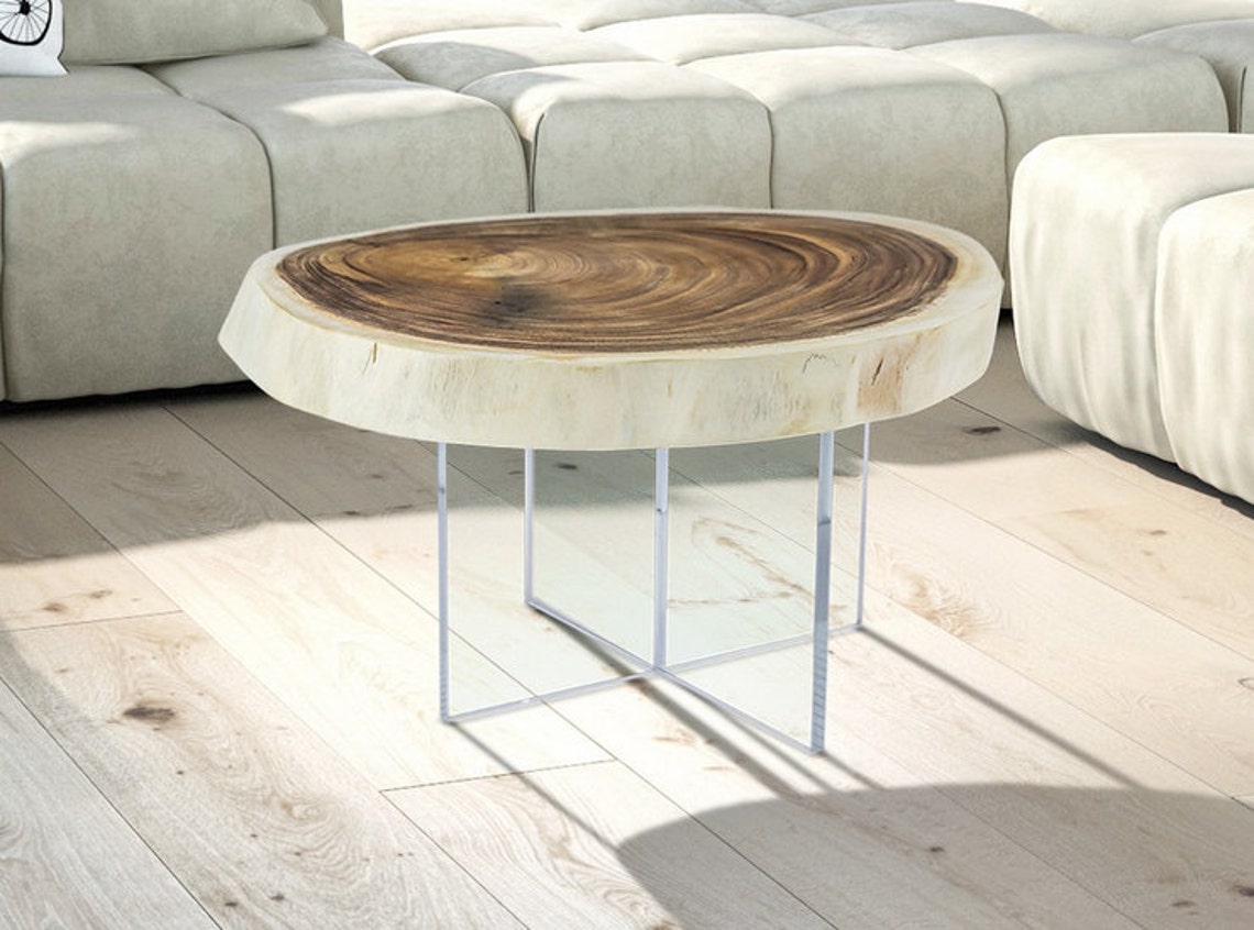 Picassi Coffee Table Akzento Suar Disc 70 Cm - Etsy