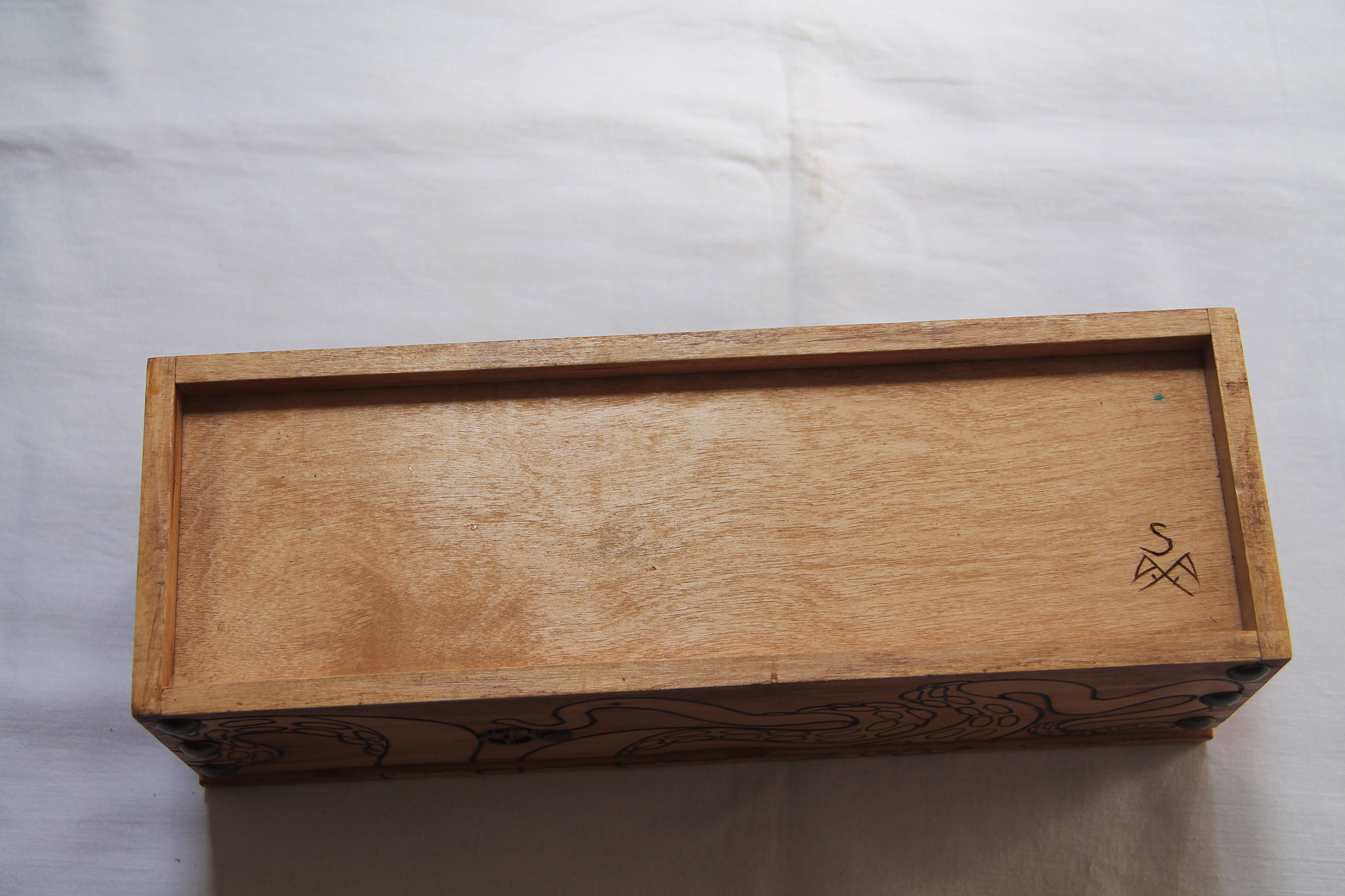 Vintage Wooden Box Carved in Steampunk Style With Octopus - Etsy