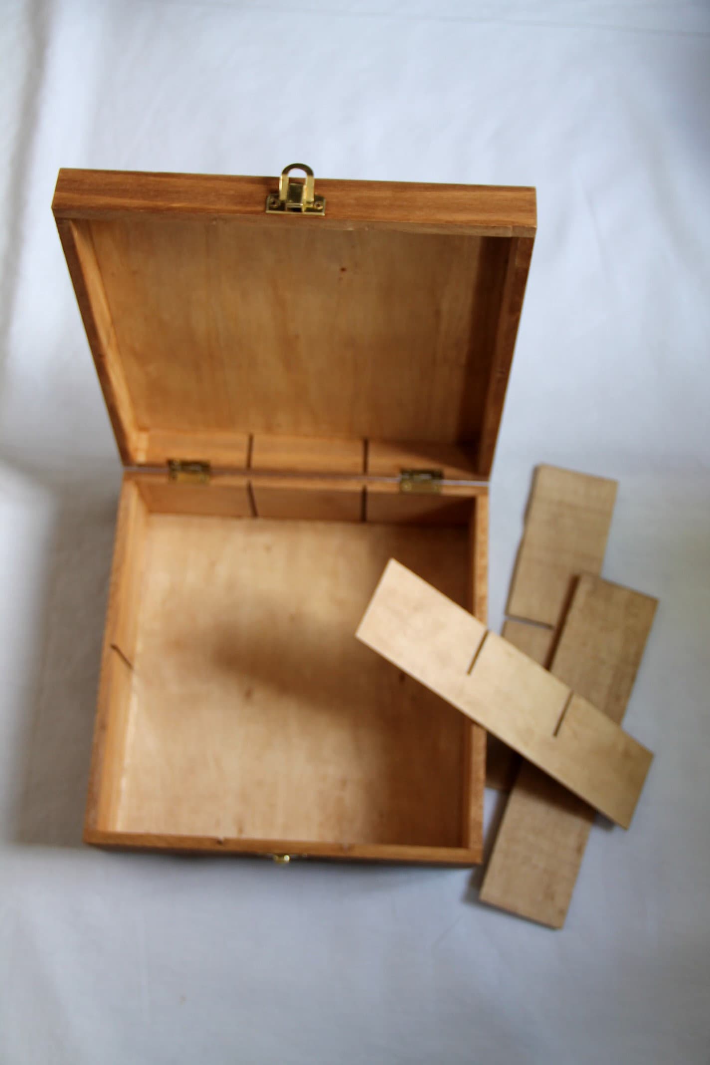 Wooden Box With Compartments Carved With Alchemy Patterns Like - Etsy