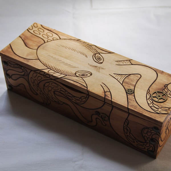 Wooden Octopus - Etsy