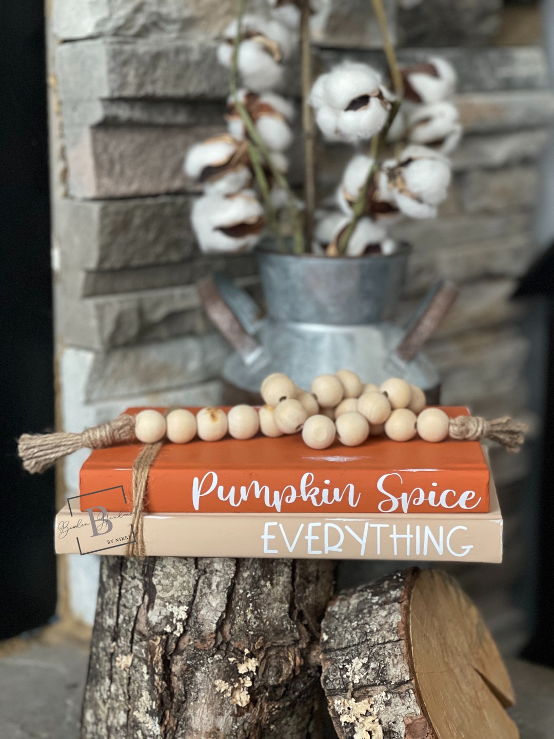 FALL Book Stacks, Thankful Grateful Blessed Book Stacks, S'MORE Book ...