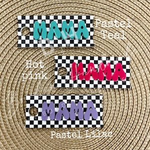 Stanley Lid Tag | Black/white Checkered | Name Plate Tag | Acrylic ...