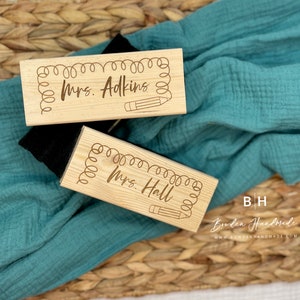 Personalized White Board Eraser | Laser Engraved |teacher Appreciation ...