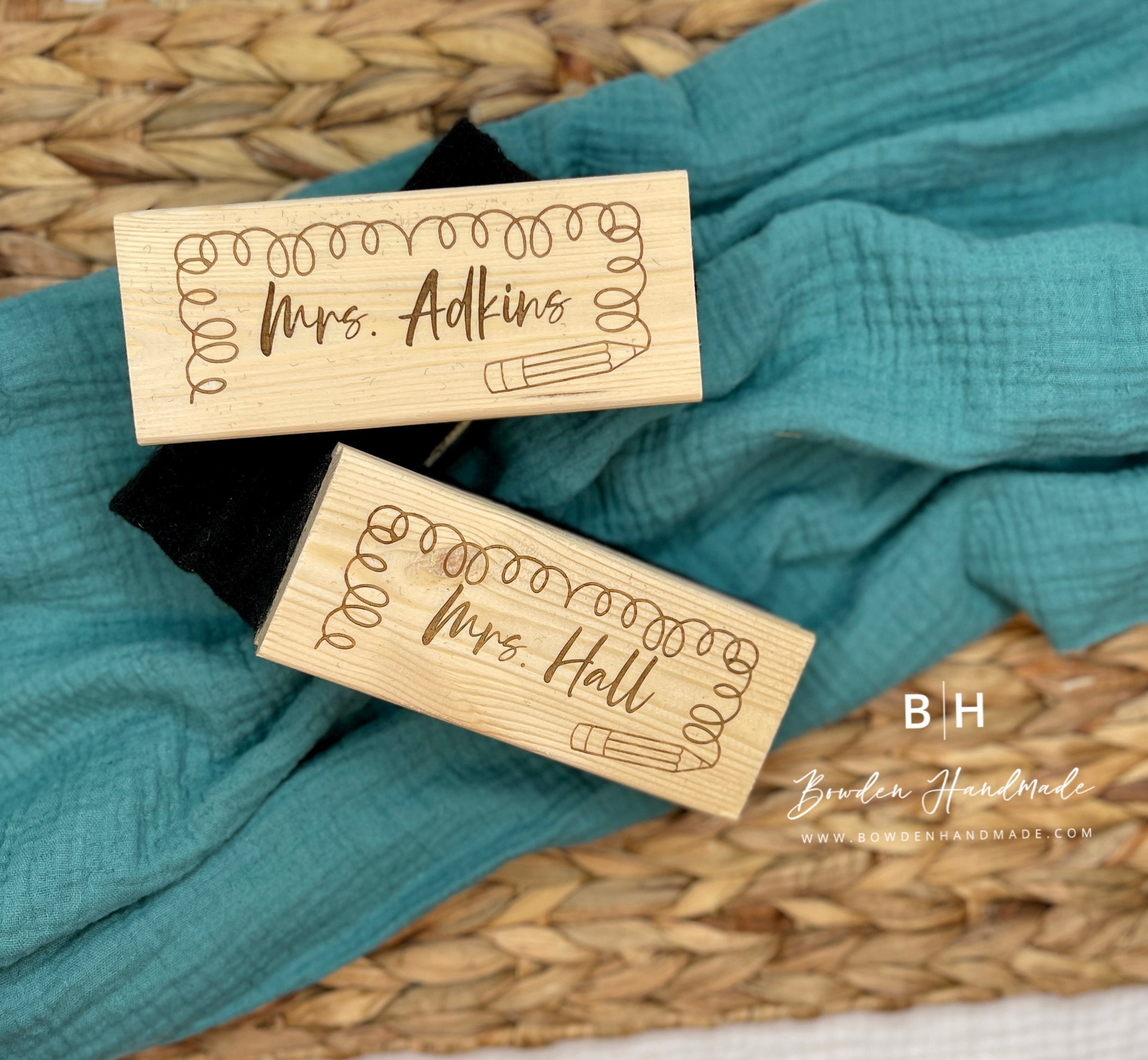 Personalized White Board Eraser | Laser Engraved |teacher Appreciation ...