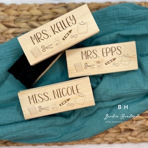 Personalized White Board Eraser | Laser Engraved |teacher Appreciation ...