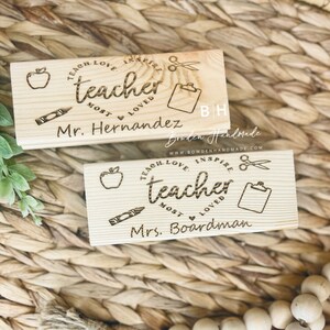 Personalized White Board Eraser | Laser Engraved |teacher Appreciation ...