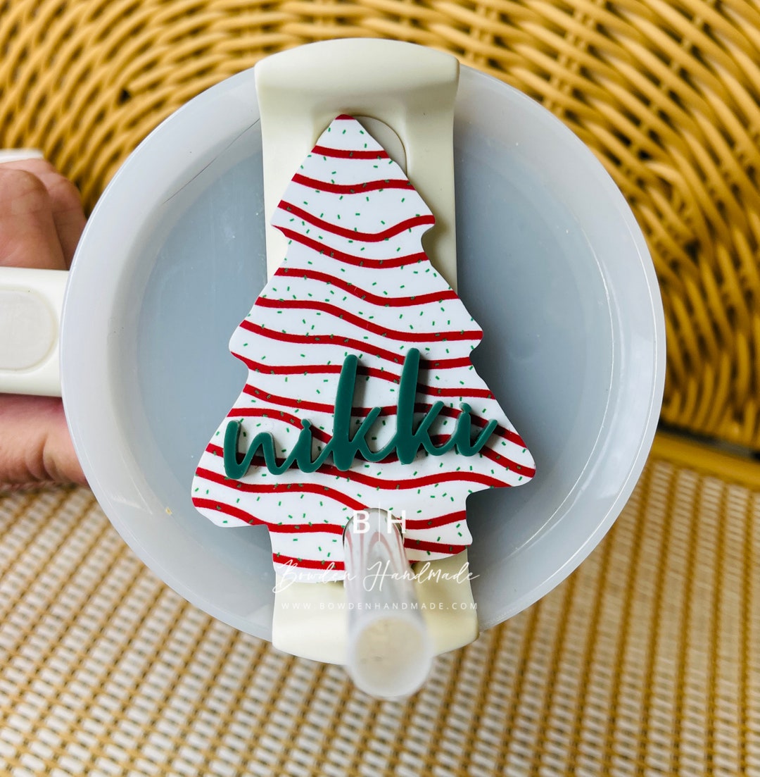 Stanley Lid Tag | Little Debbie Tree | Christmas Tag | Acrylic ...
