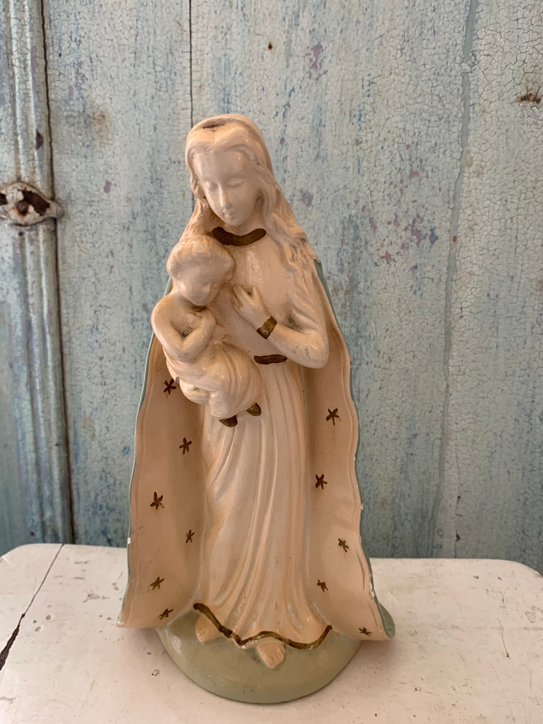 Lovely Maria With Jesus From the Fifties - Etsy