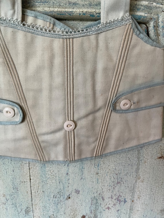 Little old French child “ corset”, beautiful pale , o… - Gem