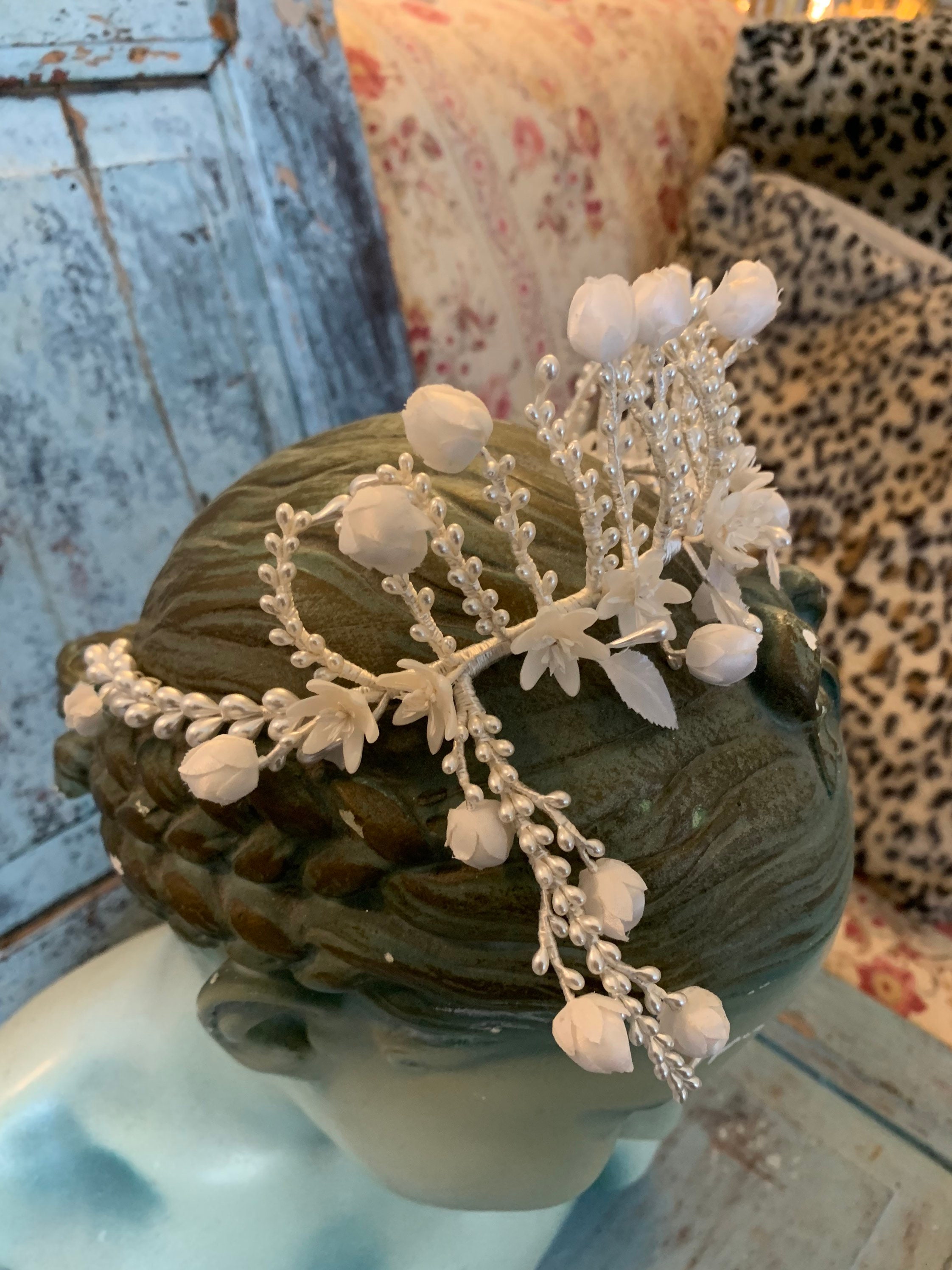 Vintage French Tiara Beautiful Decorated. 50ties - Etsy