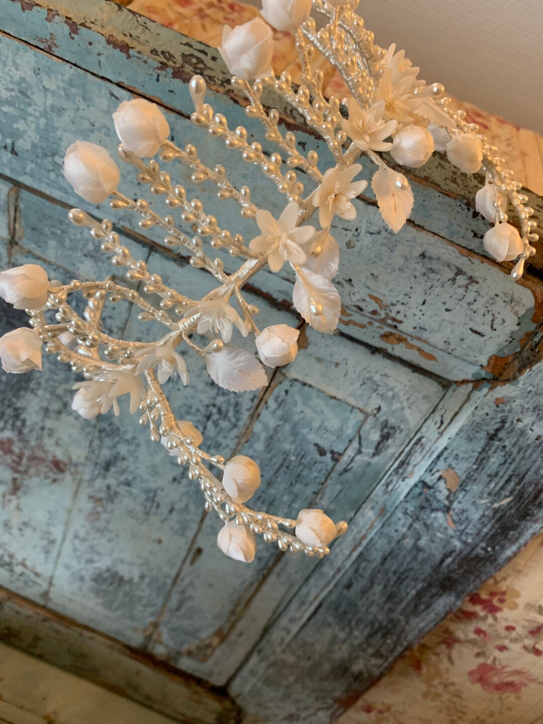 Vintage French Tiara, Beautiful Decorated. 50ties - Etsy