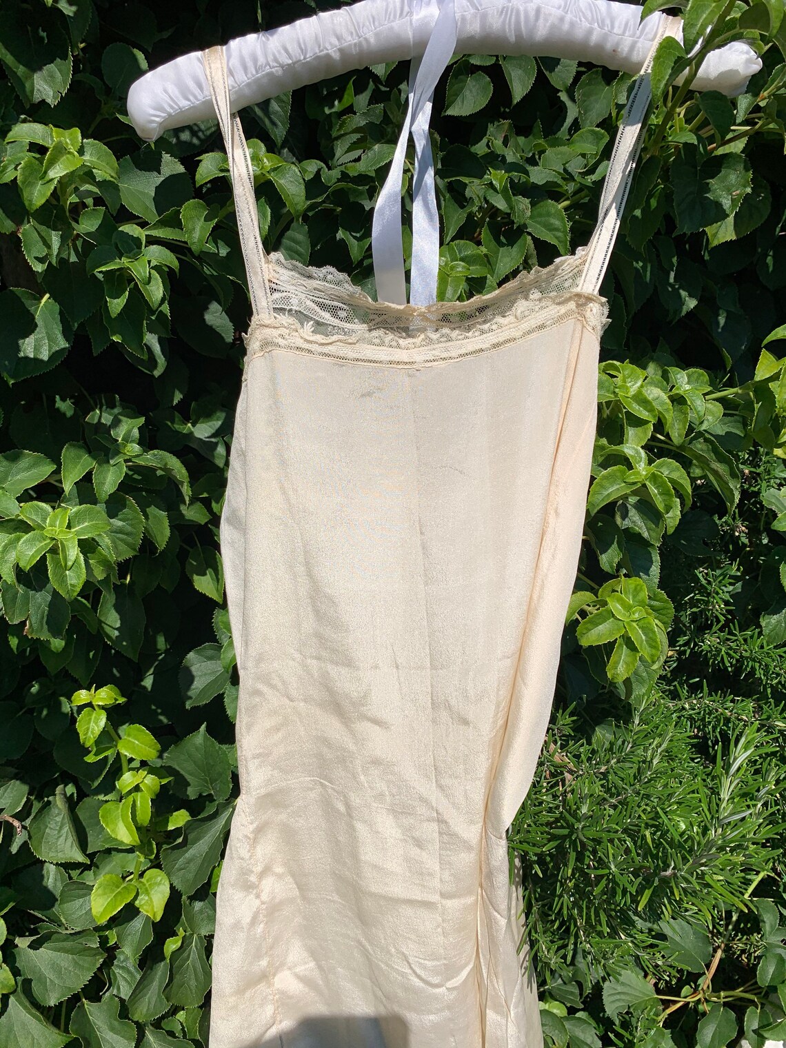 Antic French Camisole From Silk With Beautiful Old Lace - Etsy