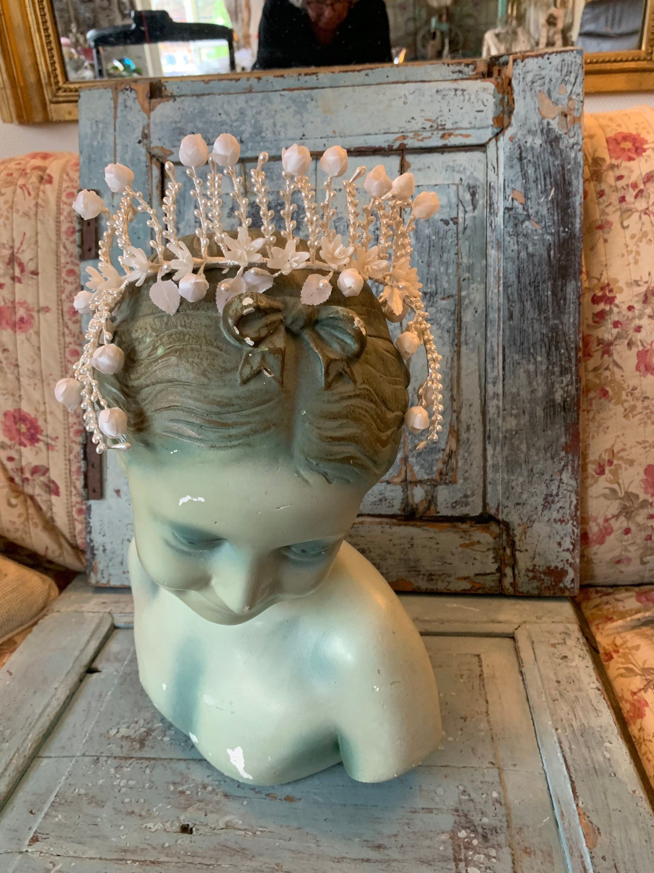 Vintage French Tiara, Beautiful Decorated. 50ties - Etsy