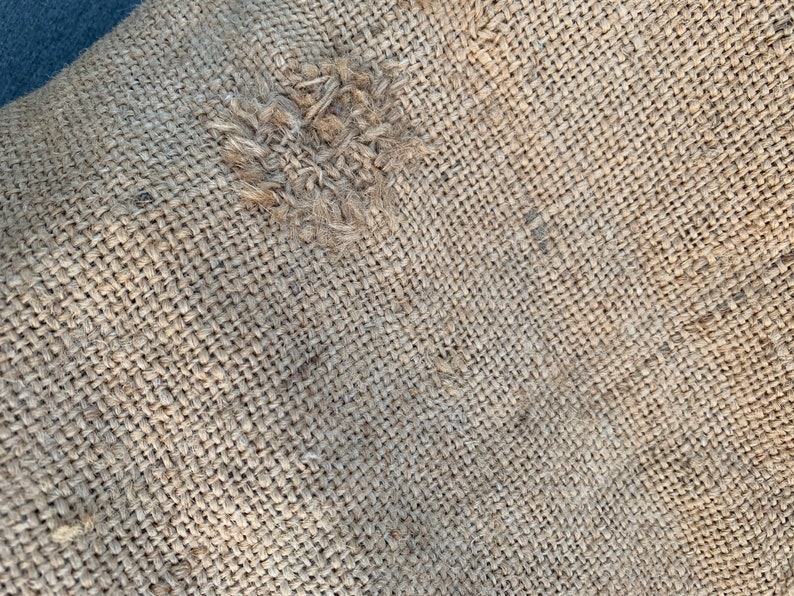 Very Old Grain Sac of Jute From France the 40 Ties - Etsy