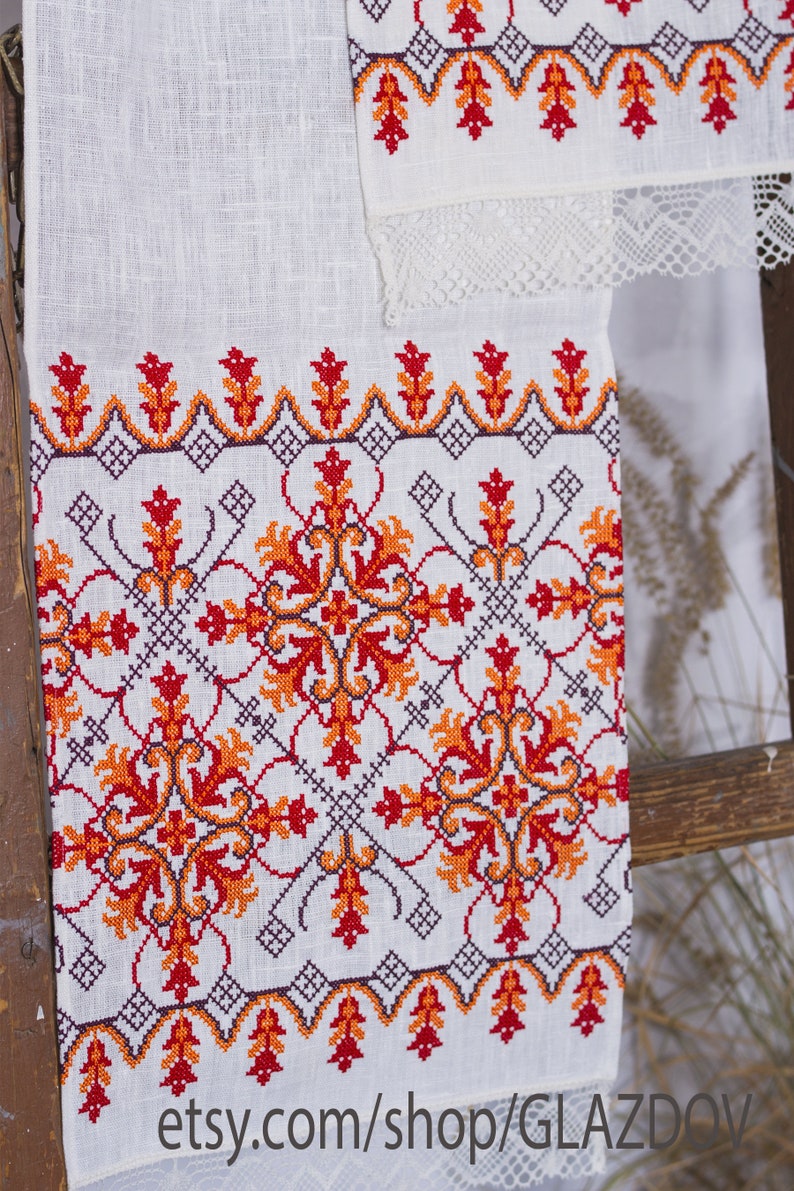 Rushnyk/ ukrainian decor/ Ukrainian Traditional Embroidered | Etsy