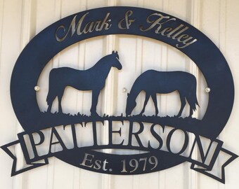 Metal ranch signs | Etsy