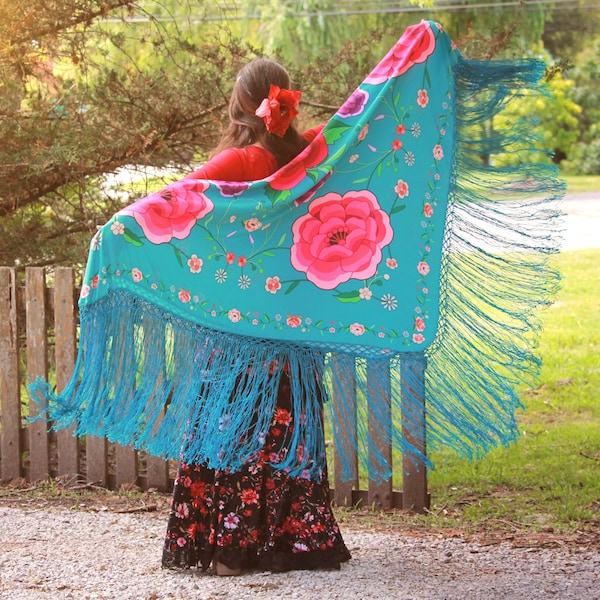Spanish Shawl - Etsy