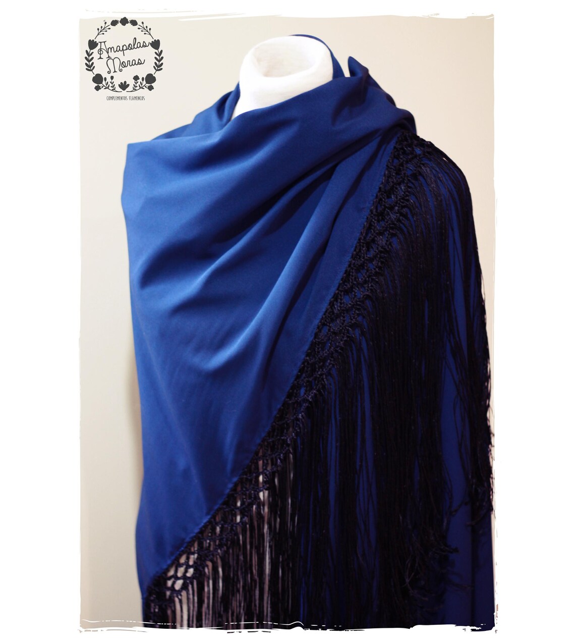Mantón Plain Silk Spanish Flamenco- Hand Made - Silk Piano Shawl ...