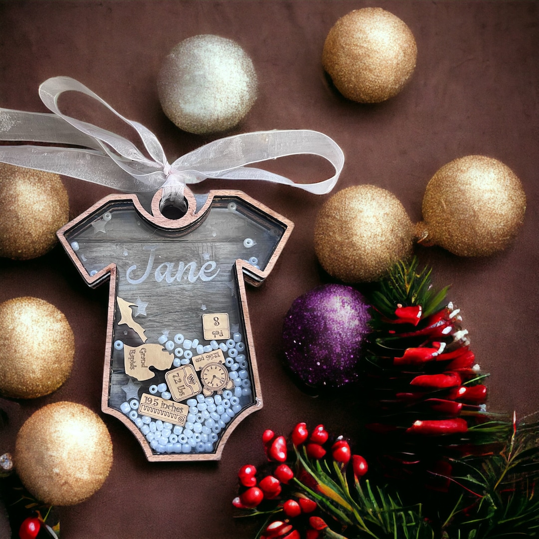 Customized Baby Shaker Ornament - Etsy