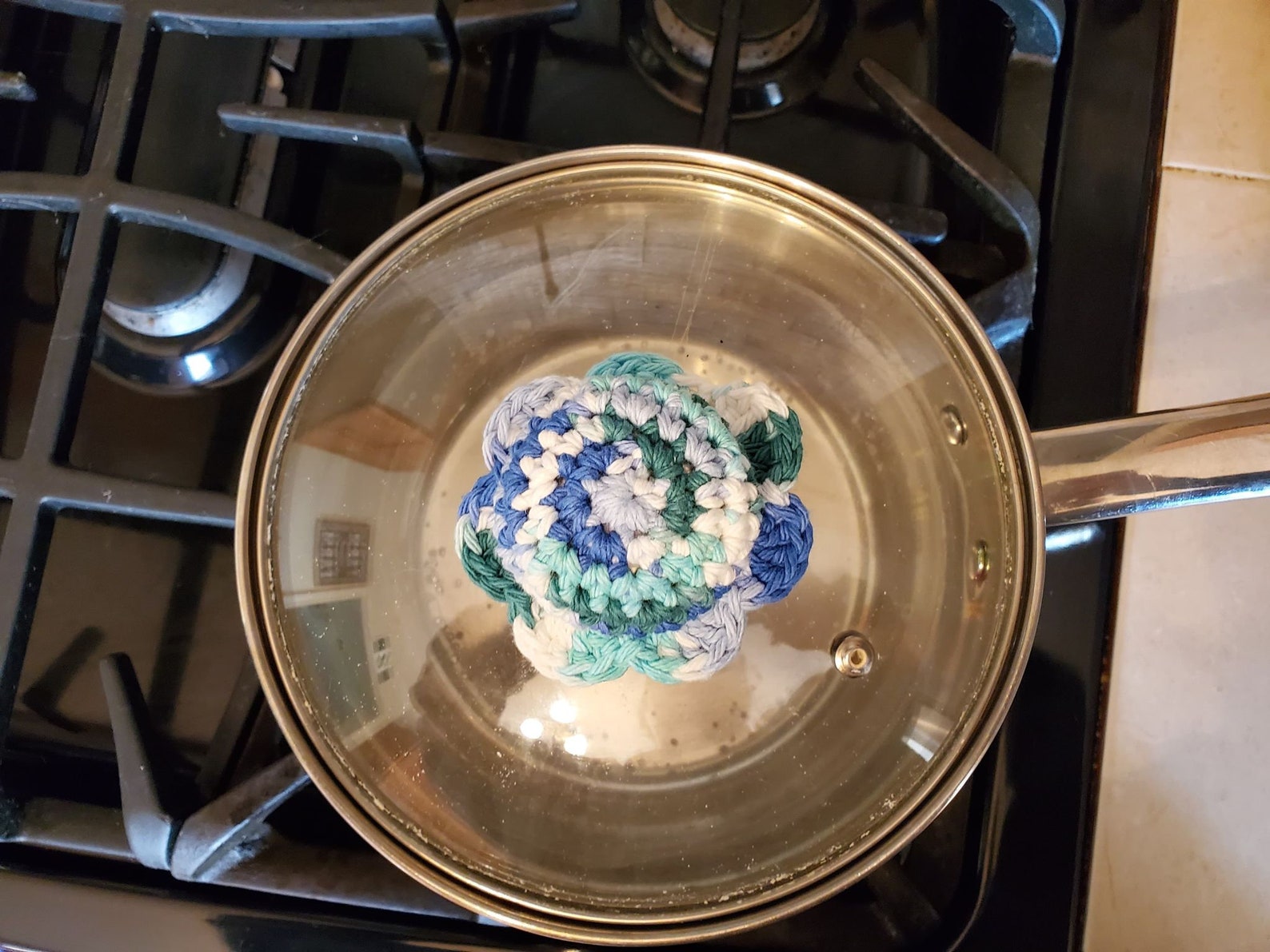 Pot Lid Cover, Crochet Lid Protector, Kitchen Pot Cover - Etsy Canada
