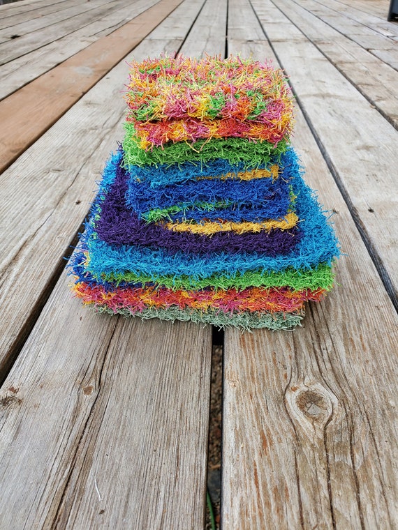 Scrubby Scrubber Dish cloth Dish Scrubby Dish Scrubbers | Etsy