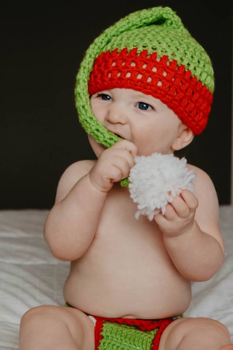 Elf outfit Elf newborn photo prop newborn outfit crochet | Etsy