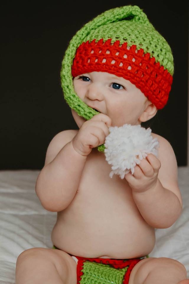 Elf outfit Elf newborn photo prop newborn outfit crochet | Etsy