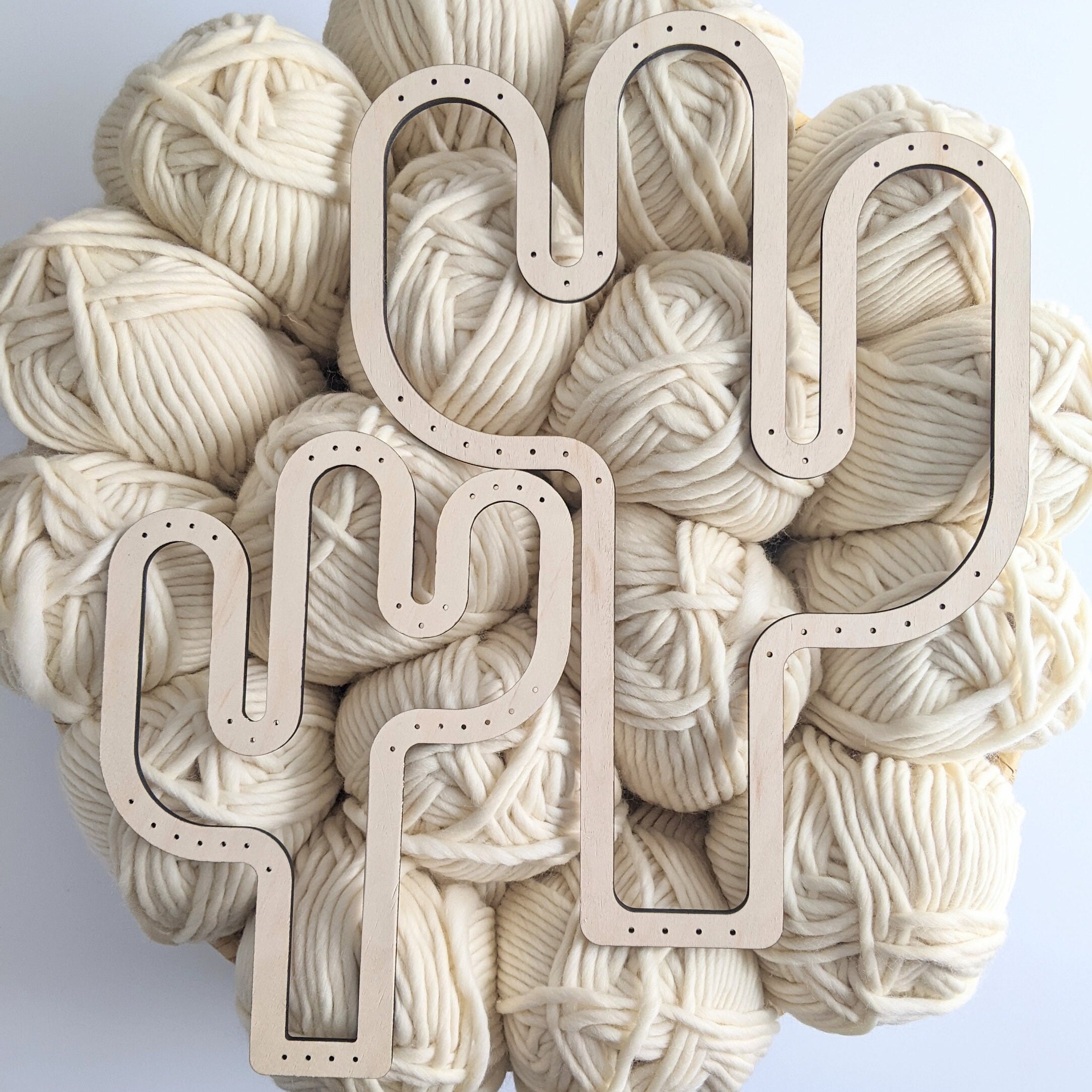 Cactus Looms Weaving Loom Wood Loom Shape Loom Loom Lap | Etsy