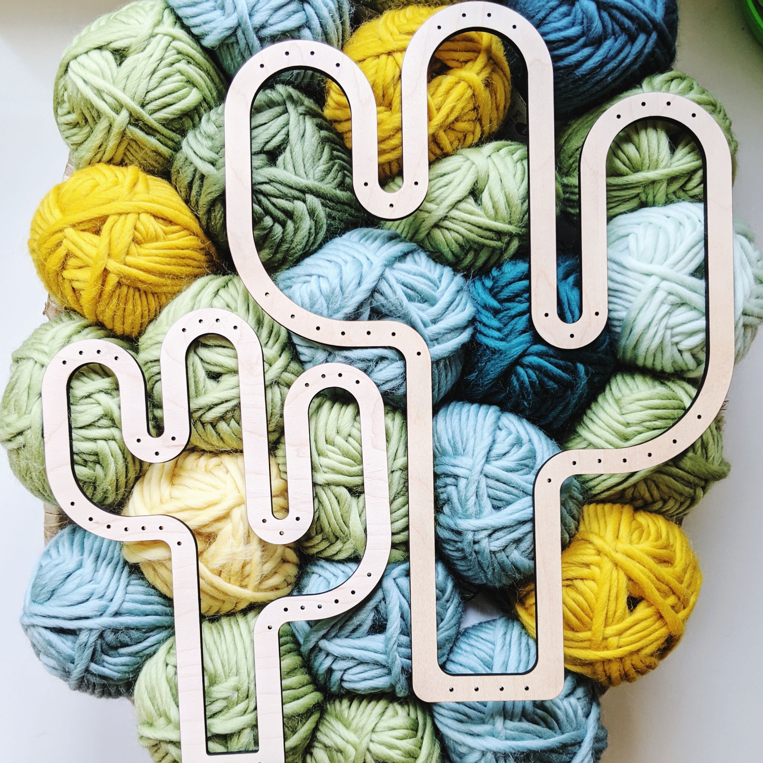 Cactus Looms Weaving Loom Wood Loom Shape Loom Loom Lap | Etsy