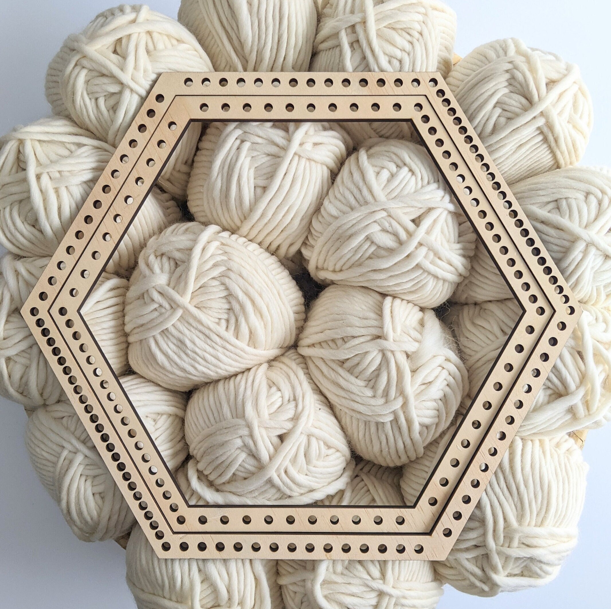 Knitting, Knotting & Crochet weaving loom loom set hexagon weaving loom ...