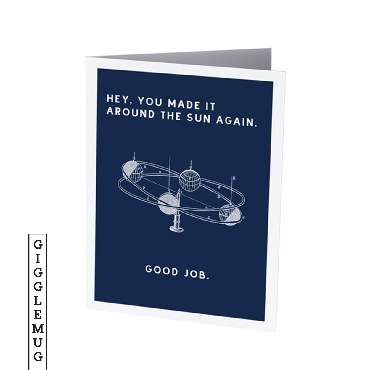 Around The Sun Funny Birthday Card Etsy