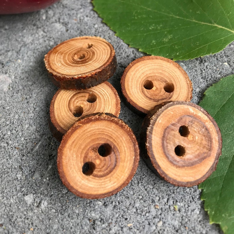 Wood Buttons - Etsy