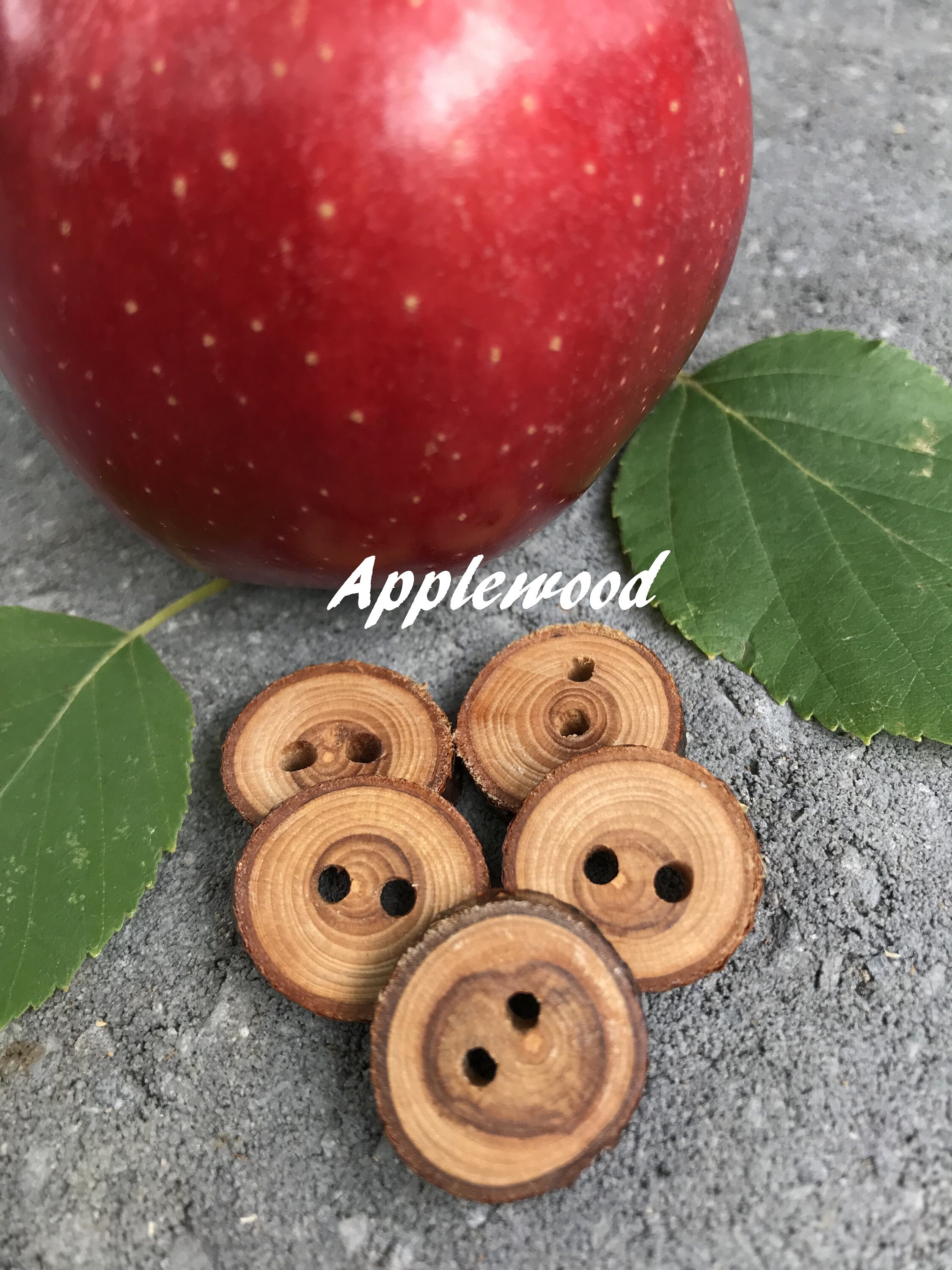 3/4 3/4 Inch Tree Branch Wood Buttons 8-pack - Etsy