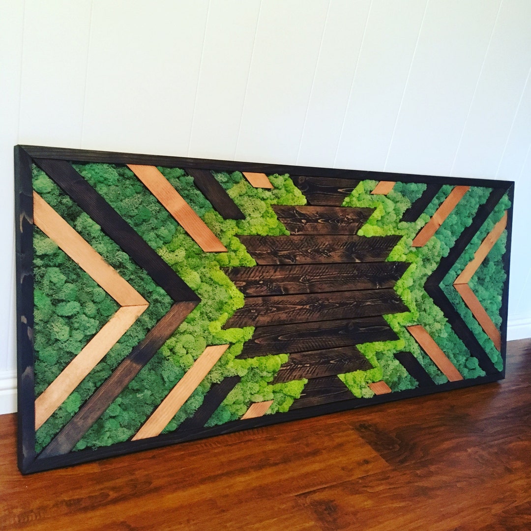 Starburst Moss Wall Art - Etsy