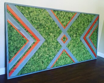Starburst Moss Wall Art - Etsy