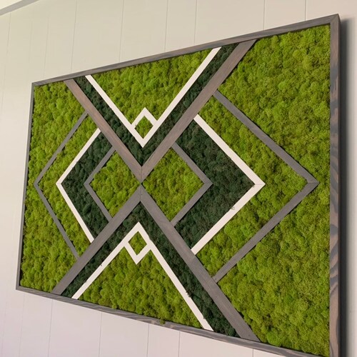 Moss Company Logo Moss Wall Art Real Moss Custom Logo Sign - Etsy
