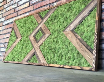 Starburst Moss Wall Art | Etsy