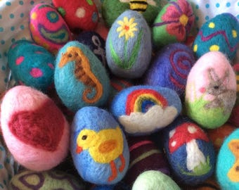 Wool Easter Eggs - Etsy