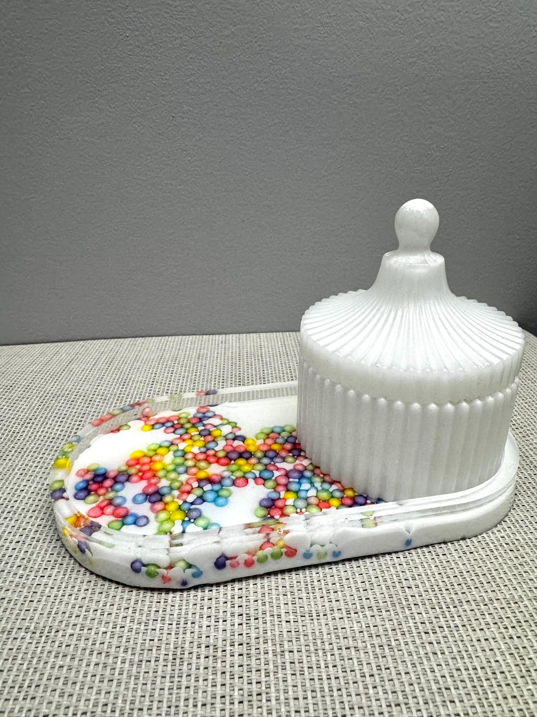 Resin Jewelry Box for Home Decor Aesthetic Resin Jewelry Organizer ...