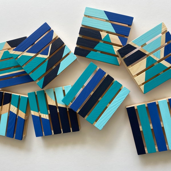 Pallet Coasters - Etsy