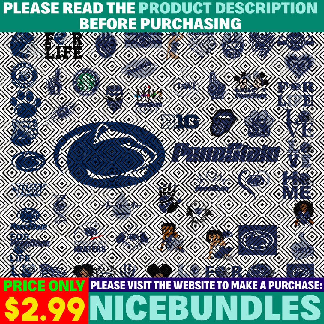 57 Files Penn-state-nittany-lions Team Bundle Svg - Etsy