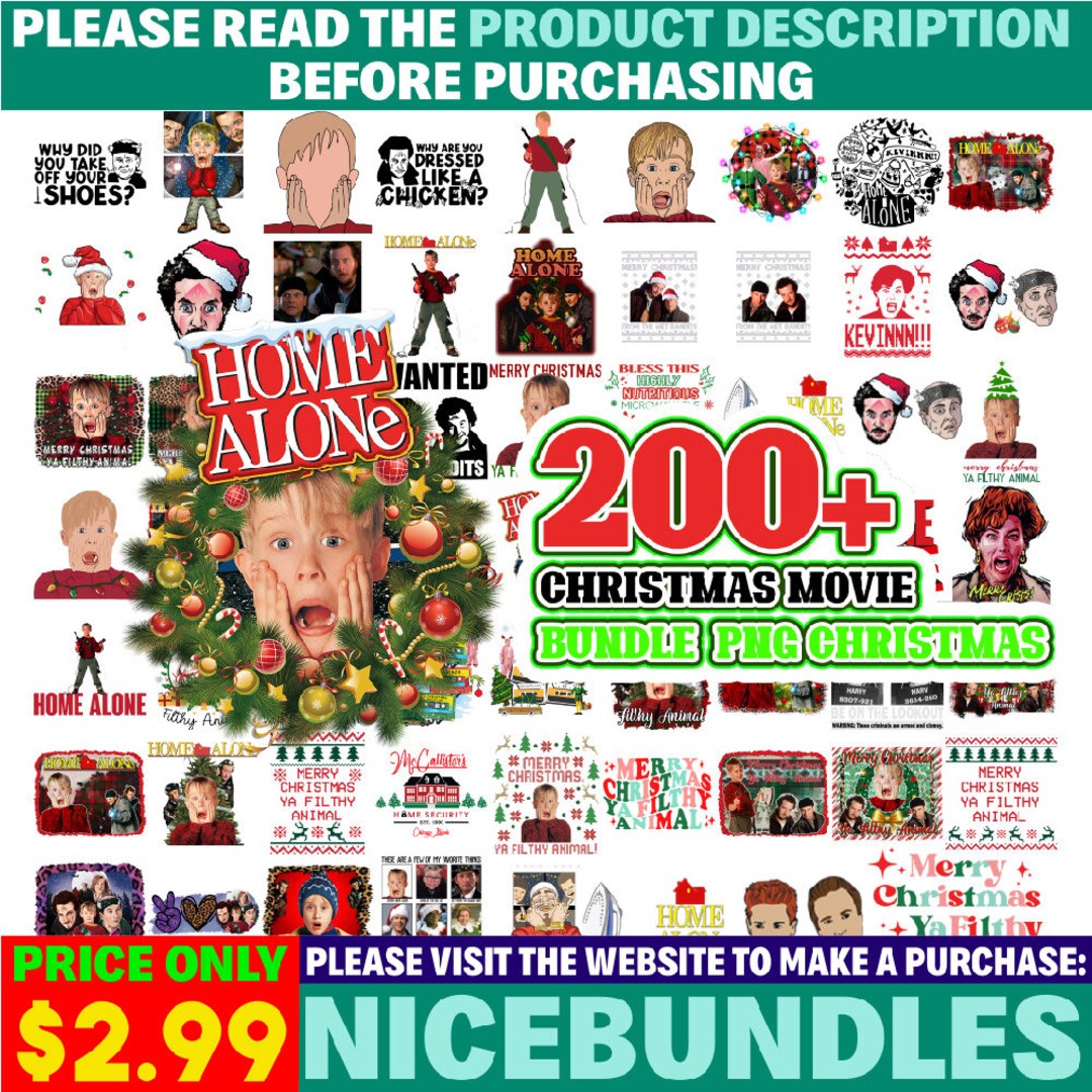 200 Christmas Movie PNG Home Alone Png christmas Vacation - Etsy