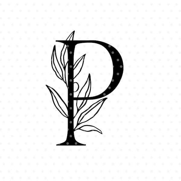 Letter P Svg - Etsy