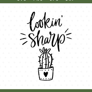 Lookin Sharp SVG Cut File for Silhouette and Cricut - Etsy