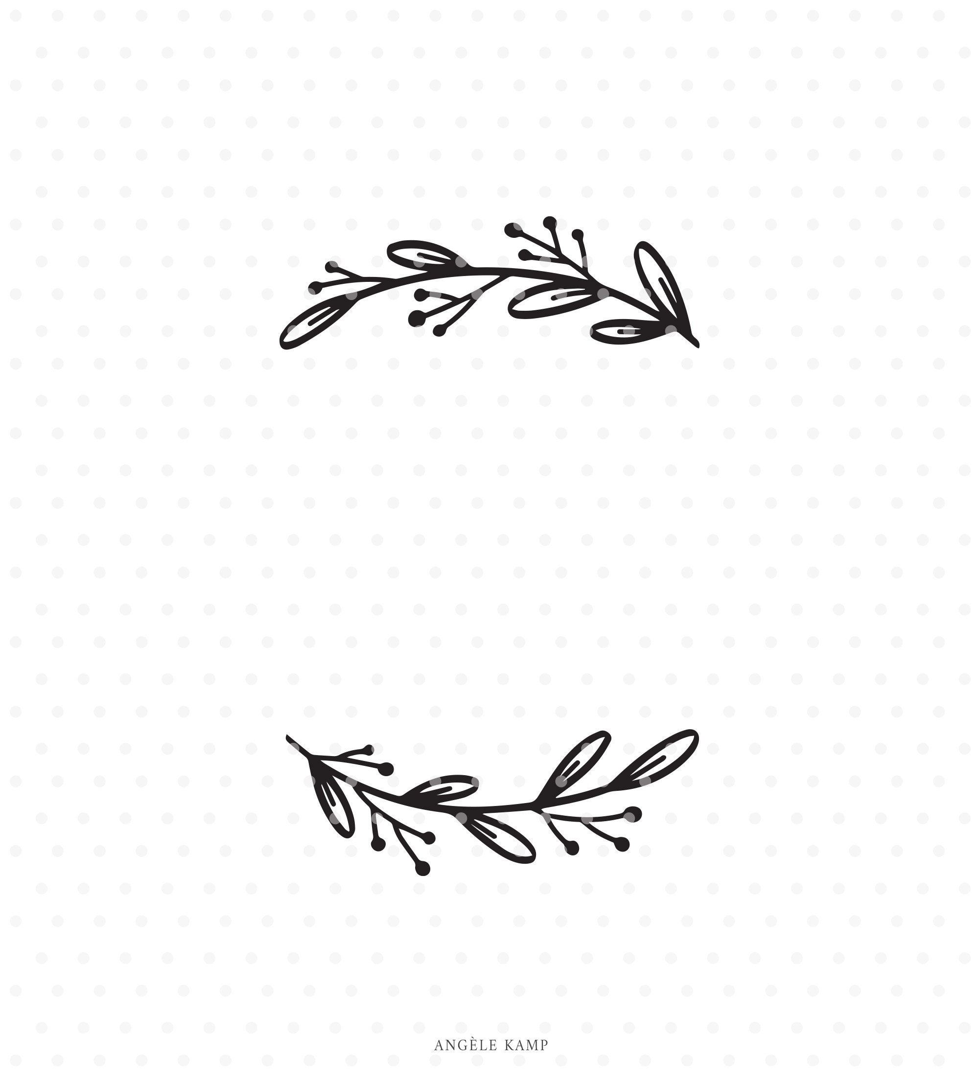 Branch Leaves Svg Cutfile Thanksgiving Autumn Clipart - Etsy