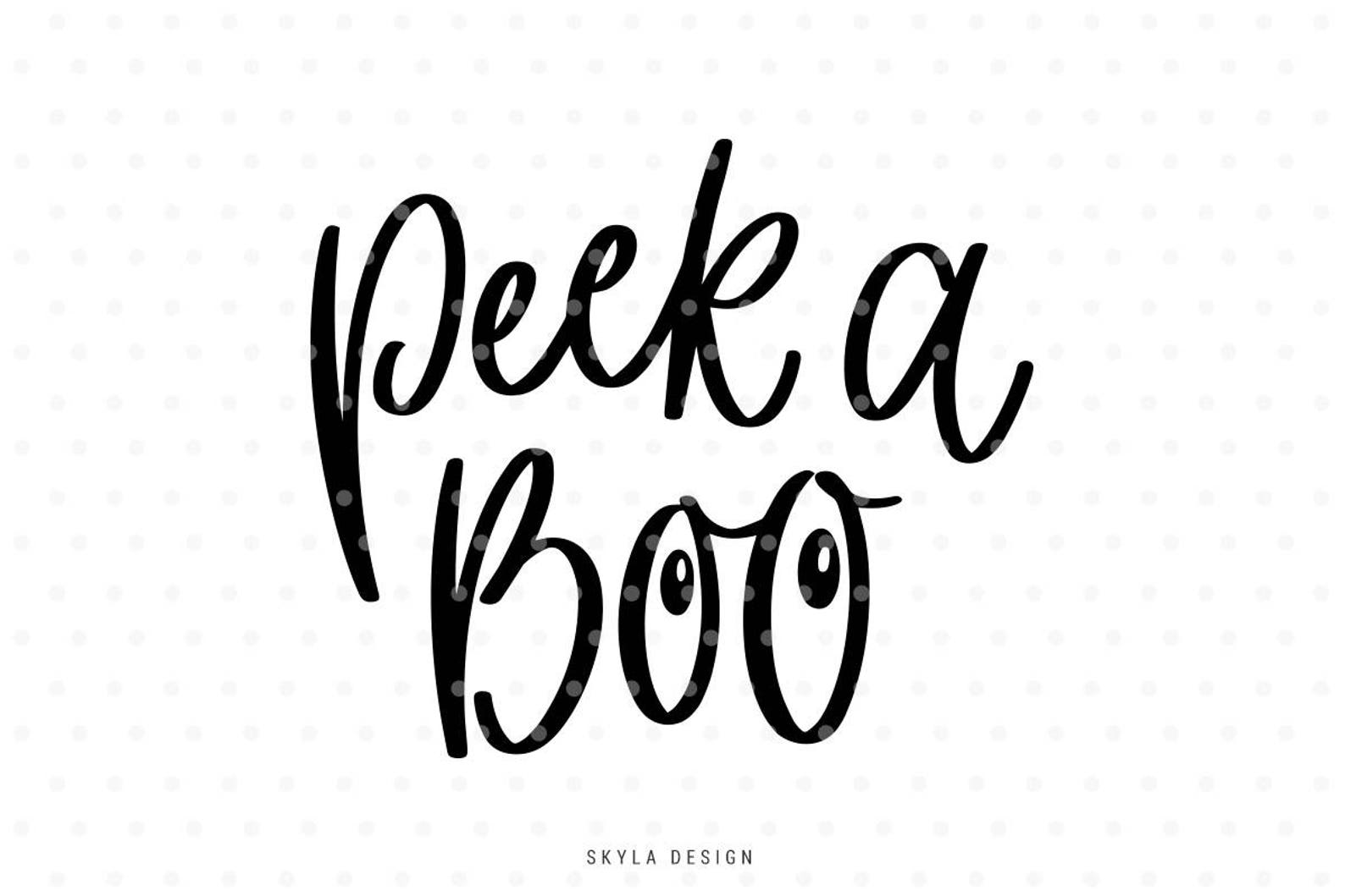 Peek a boo SVG Trick or treat Svg Halloween Svg files Svg | Etsy