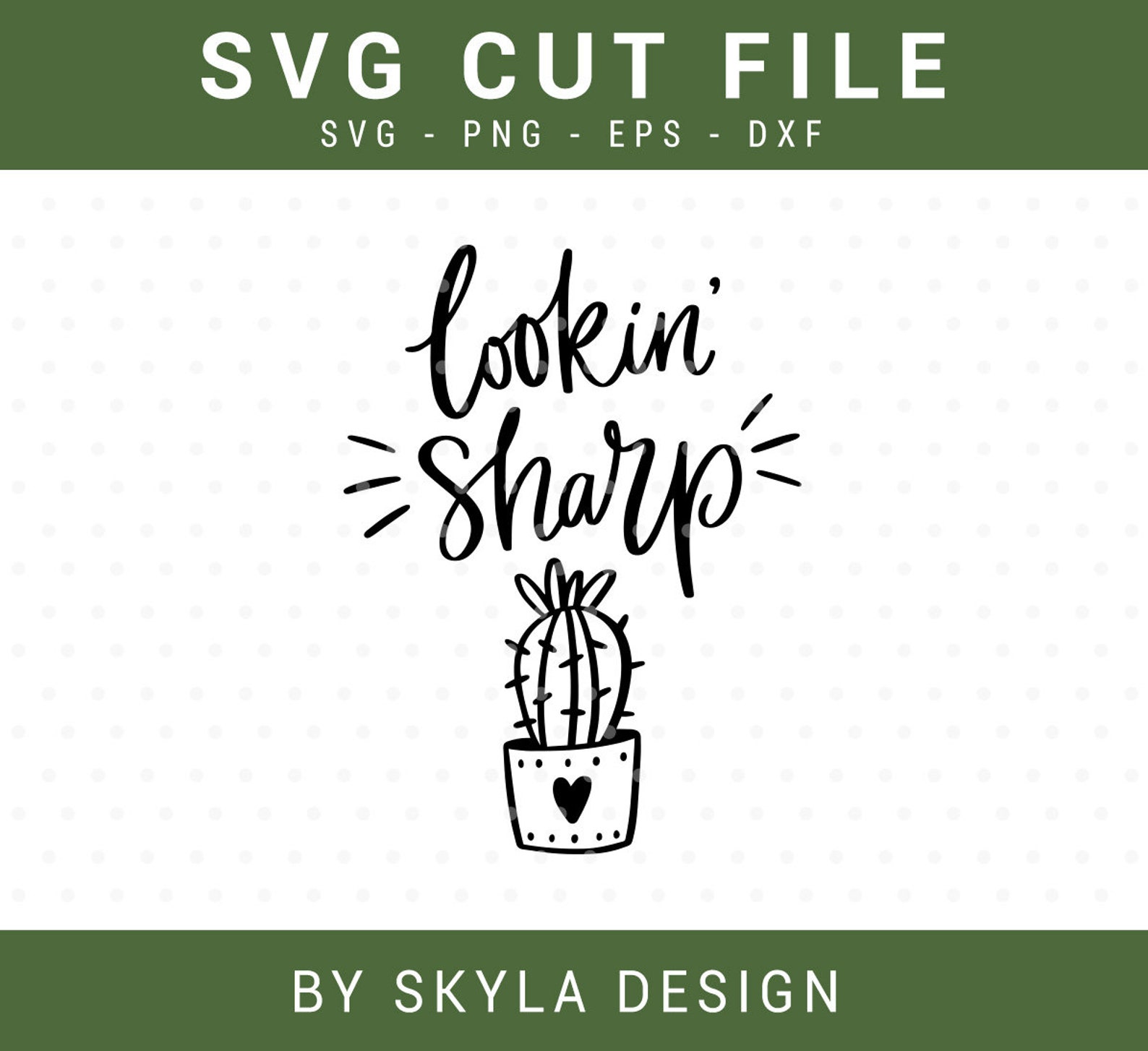 Lookin Sharp SVG Cut File for Silhouette and Cricut - Etsy