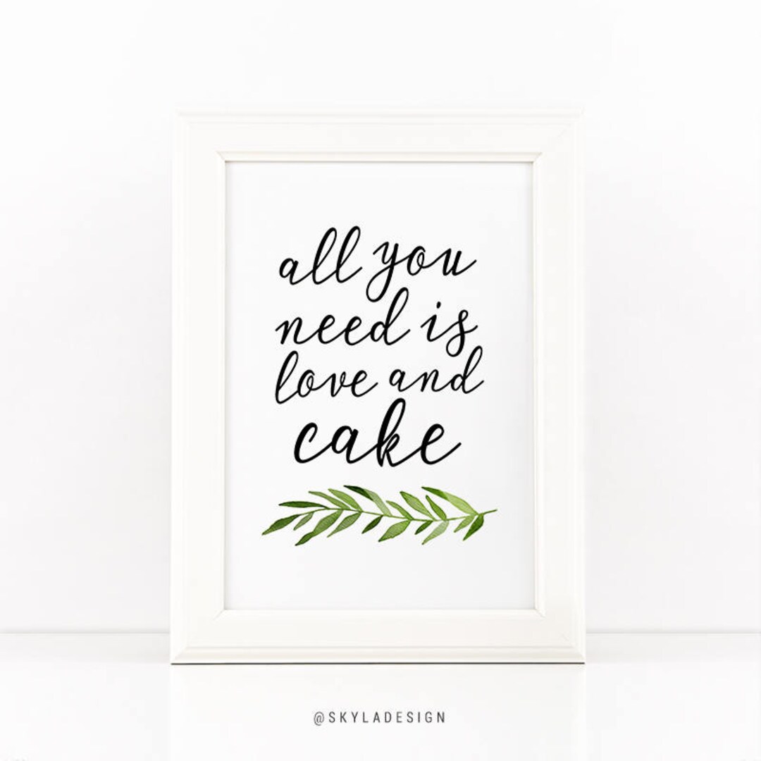 Printable Wedding Sign Cake Sign DIY Printable Party Sign - Etsy