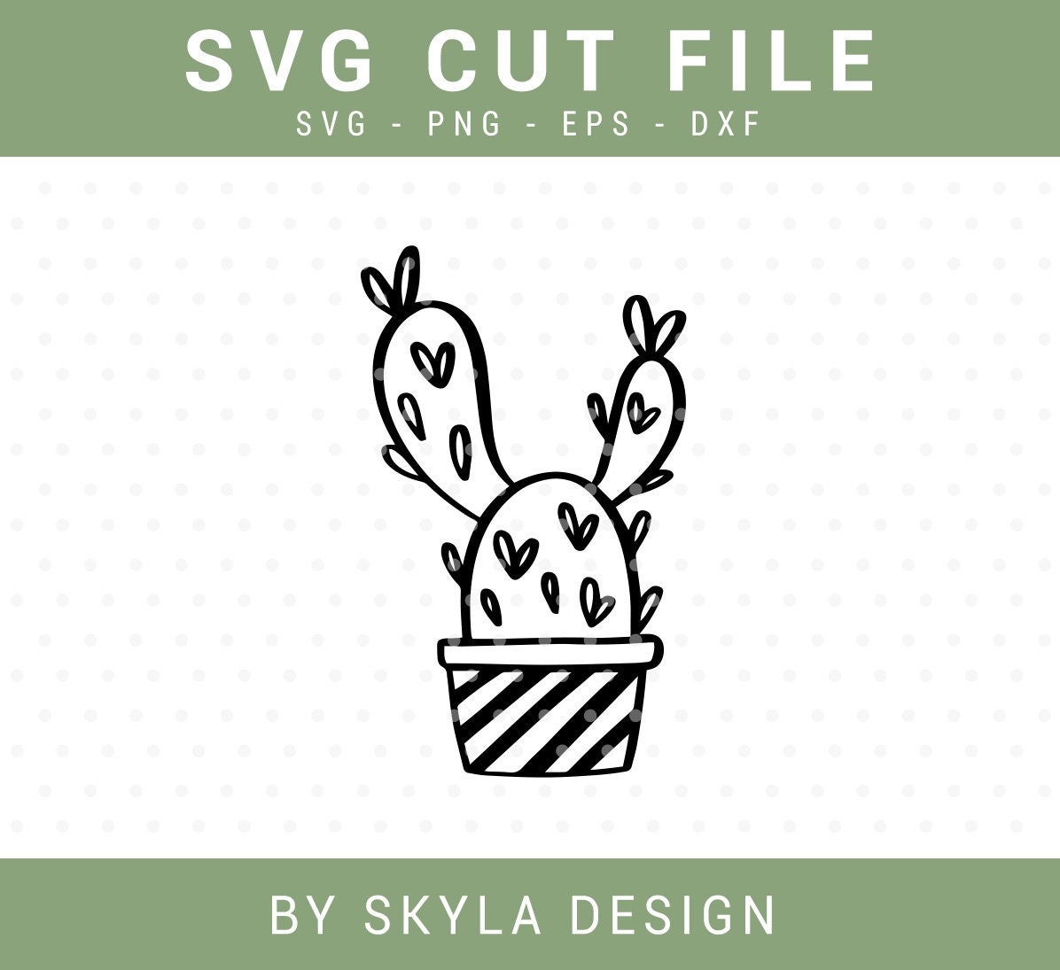 Cactus Heart Clipart Svg Cut File for Silhouette and Cricut - Etsy