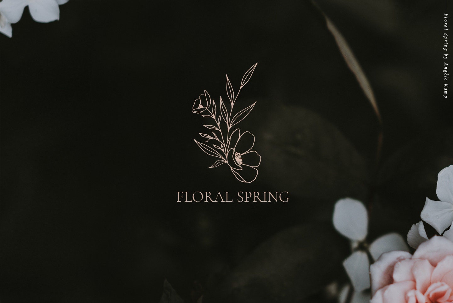 Floral Spring Set Illustrations Wreaths & Arrangements - Etsy